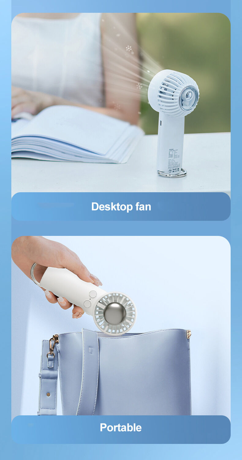 Turbo Air Cooling Portable Ice Fan Air Cooler Usb Rechargeable Cold ...