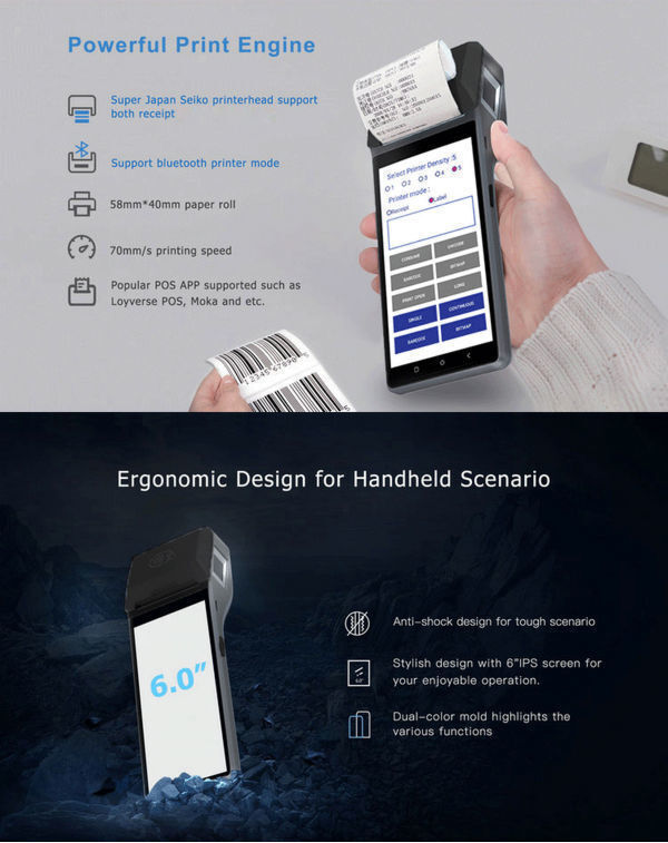 Buy Wholesale China Nfc Ticket Vending Machine Octa-core Handheld Pos ...