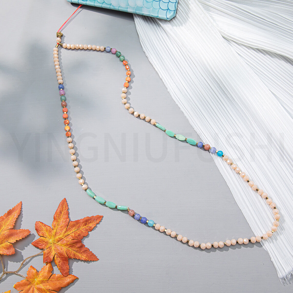 Buy Wholesale China Small Fresh Long Crystal Beaded Mobile Phone Chain ...