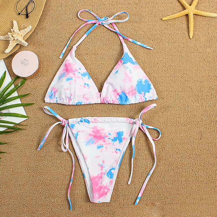 Brazilian Micro Swimwear Sexy Bikini Custom Printed Women Swimwear Two ...