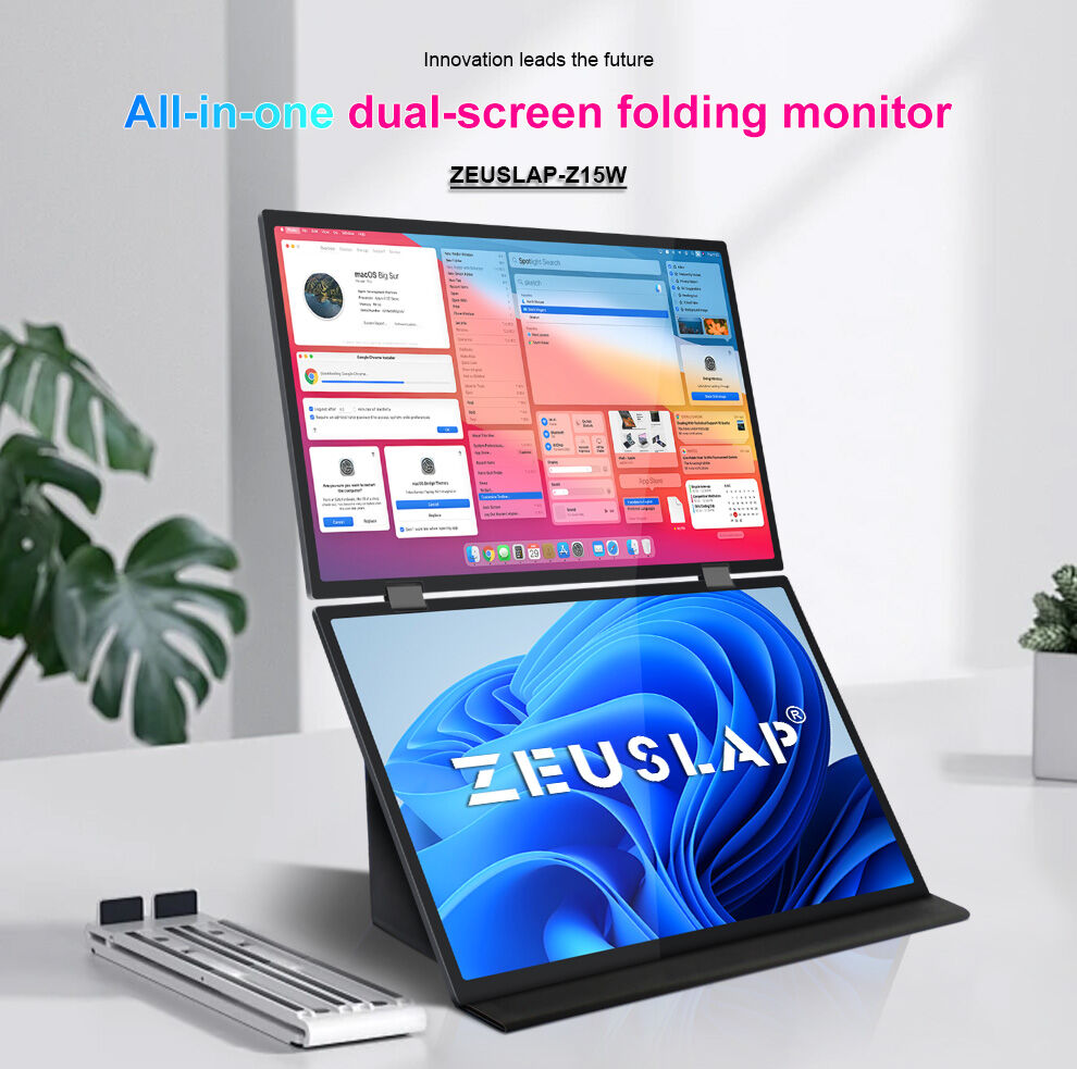 Factory Wholesale 15.6-inch Dual Screen Portable Monitor For Businesses ...