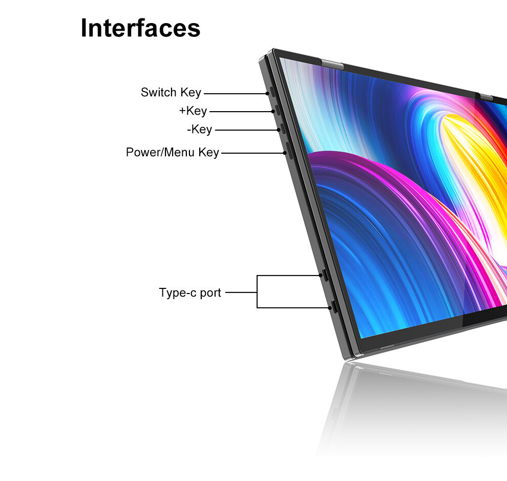 Factory Wholesale 15.6-inch Dual Screen Portable Monitor For Businesses ...