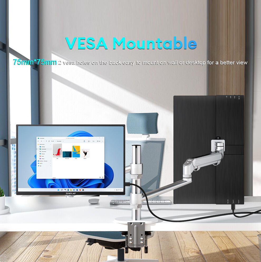 Zeuslap New 16 Inch Portable Gaming Monitor 4k Uhd 100%sgrb 103%ntsc ...