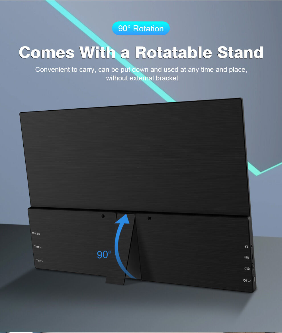 Zeuslap New 16 Inch Portable Gaming Monitor 4k Uhd 100%sgrb 103%ntsc ...
