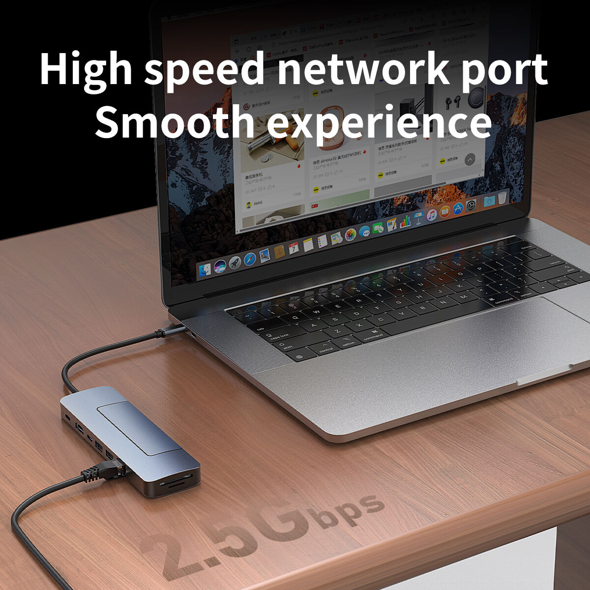 Factory Price Aluminum Alloy 9 Port Usb Hub Withm.2 Ssd Drive 10g ...