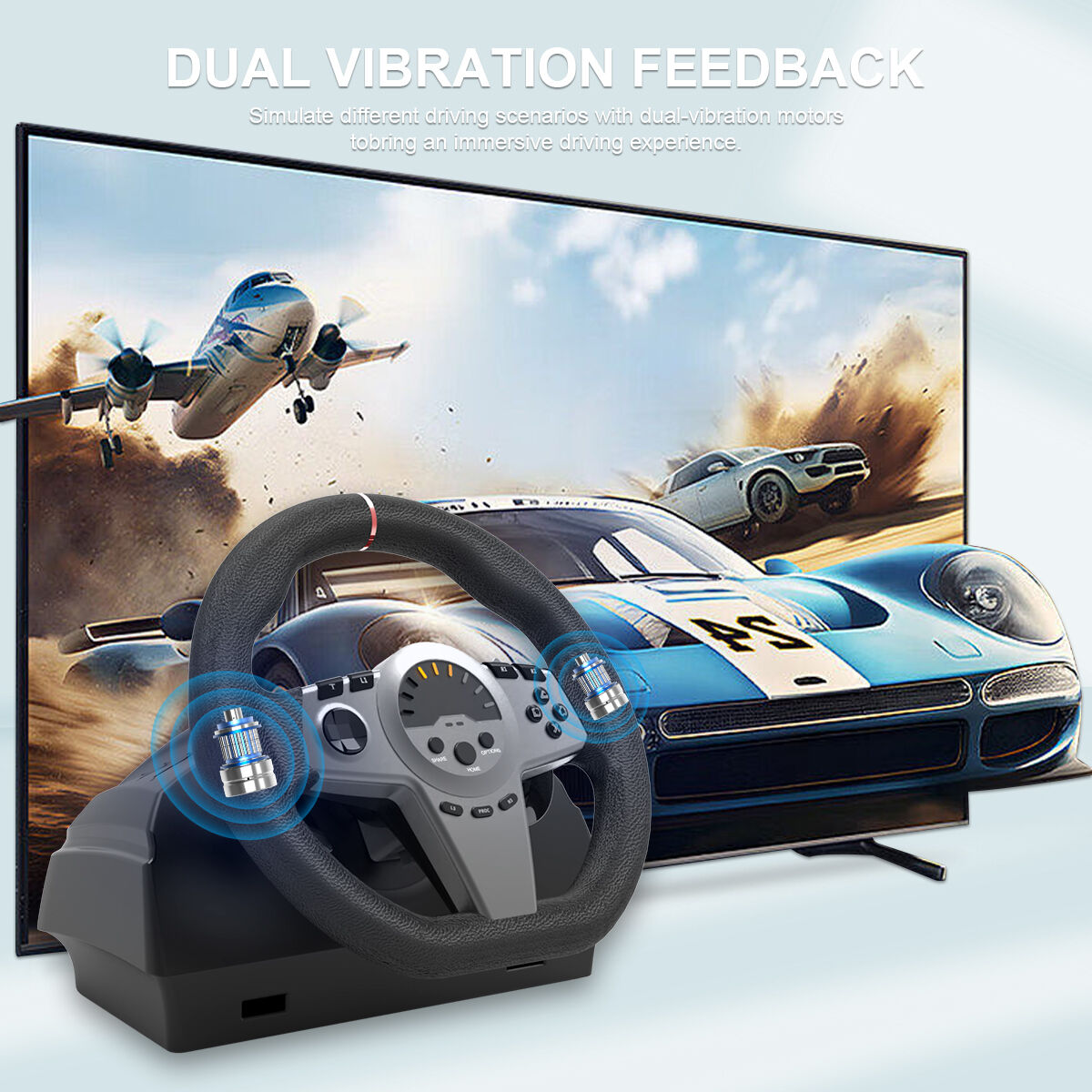 Buy China Wholesale Topwolf 2024 New Product V9 Gaming Racing Wheel 270 ...