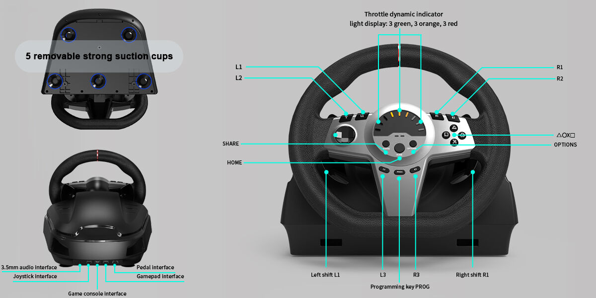Buy China Wholesale Topwolf 2024 New Product V9 Gaming Racing Wheel 270 ...