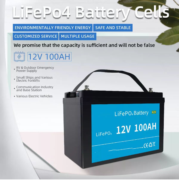 Buy Wholesale China Deep Cycle 12v 100ah Lifepo4 Lithium Battery For Rv ...