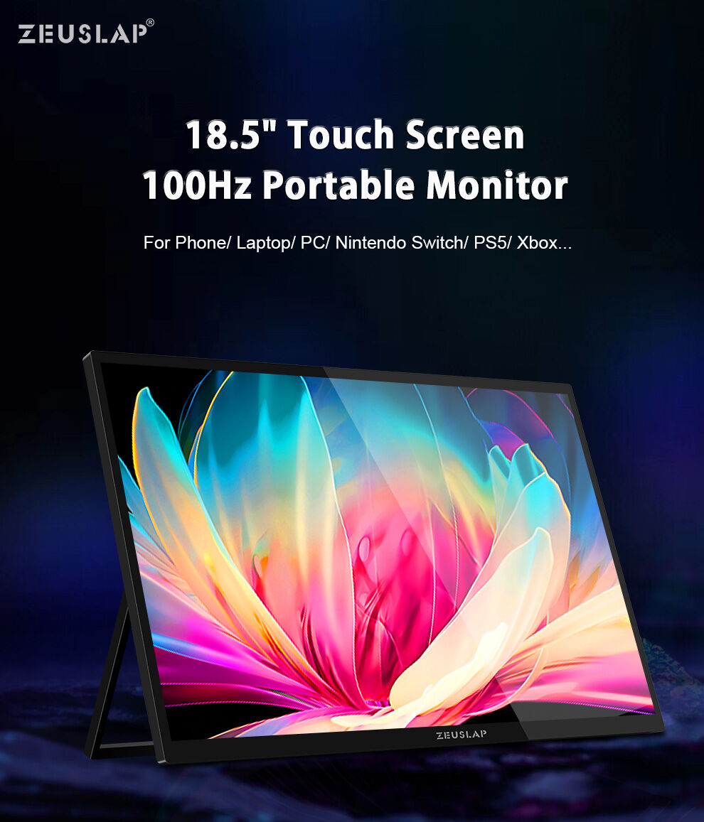 Buy Wholesale China Zeuslap 18.5" Touch Screen 100hz 100% Srgb Display ...