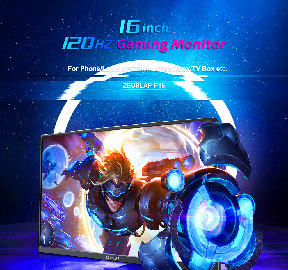 Ultra-thin Lcd Portable Computer Gaming Monitor 16" Portable Monitor ...
