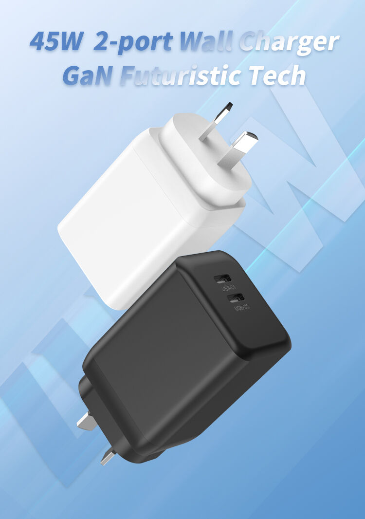 Buy Wholesale China Good She 45w Australian Au Saa Gan Pd Wall Charger ...