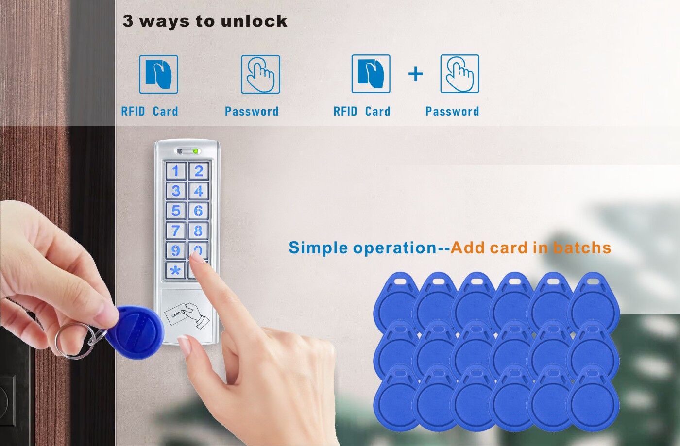 Buy China Wholesale Ip66 Outdoor Rfid Stand Alone Access Control With Keypad Id Card Access ...