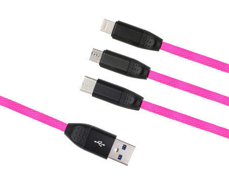 Buy Wholesale China Rainbow Color Nylon Braided Woven Usb Data Cable ...