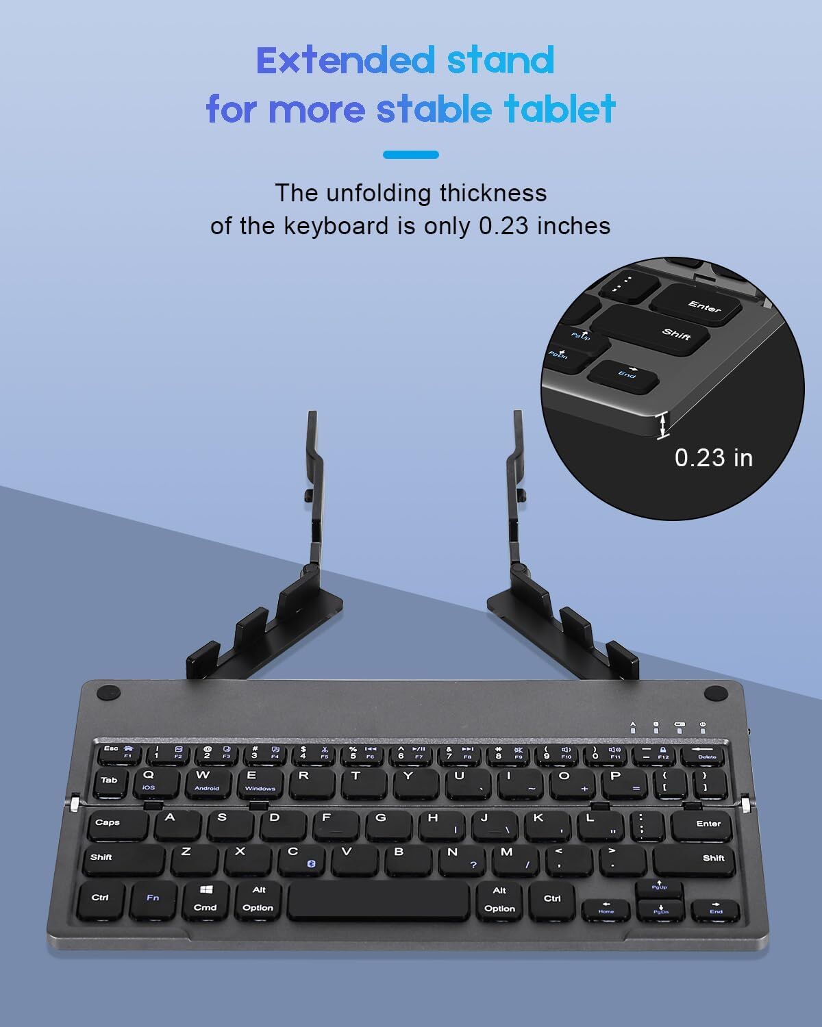 Buy Wholesale China Portable Slim Bluetooth Keyboard Wireless Keyboard ...