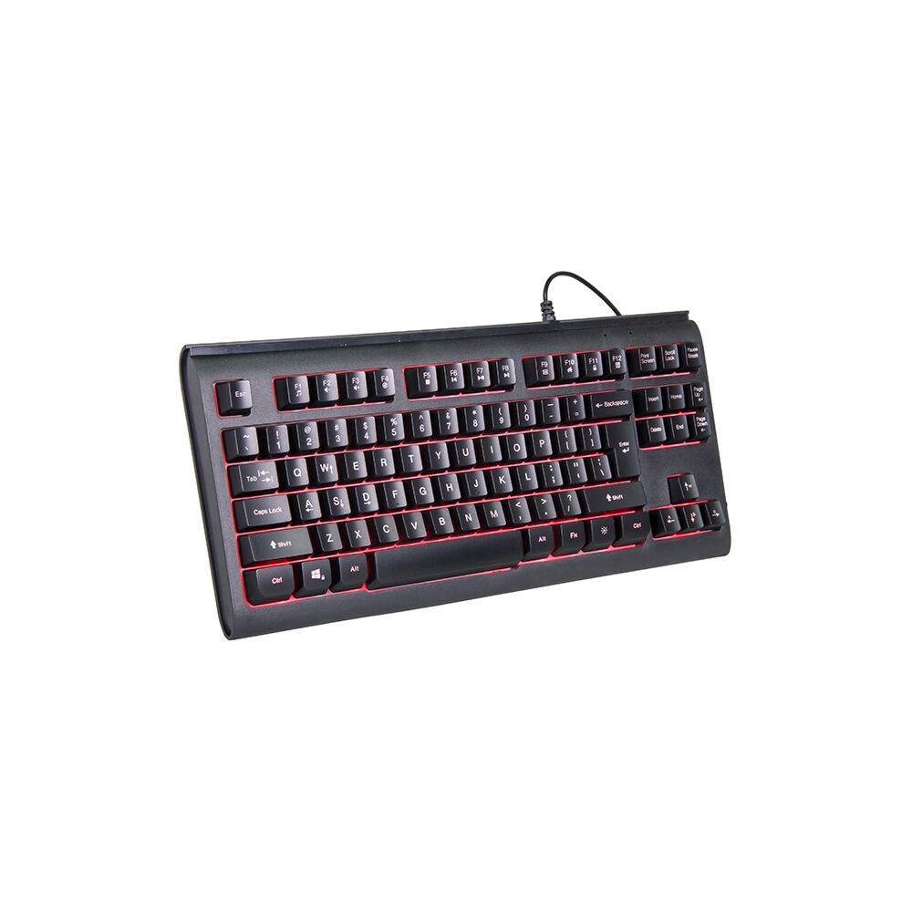 Changeable Backlight Wired 87 Keys Keyboard Bst-235l 7 Color Usb Gaming ...