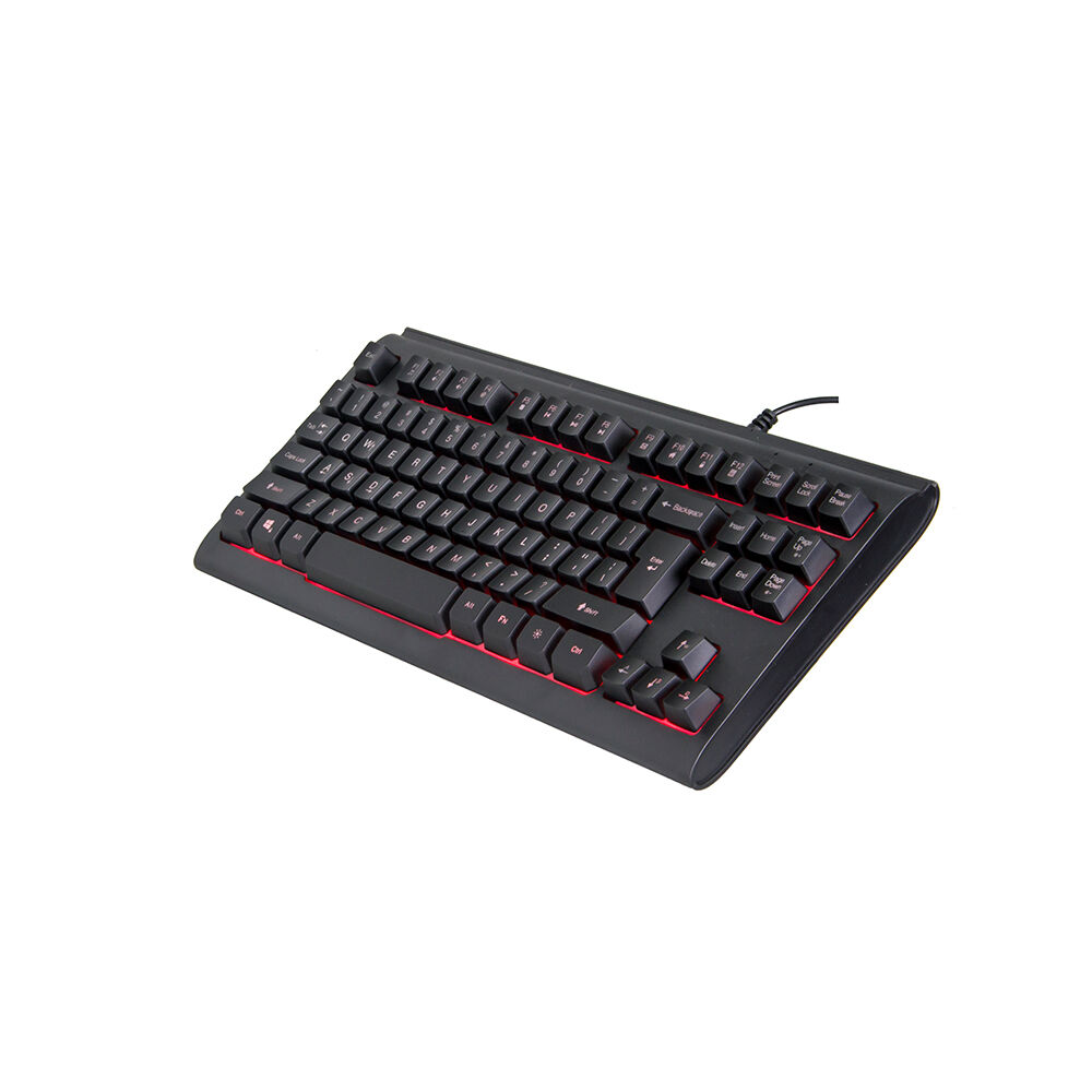 Changeable Backlight Wired 87 Keys Keyboard Bst-235l 7 Color Usb Gaming ...