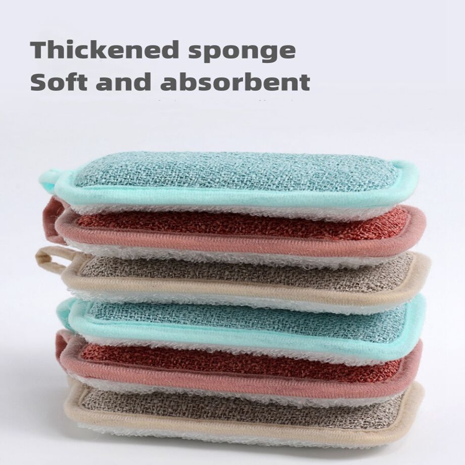 Bulk Buy China Wholesale Bamboo Fibre Sponge Wipe Non-stick Household ...