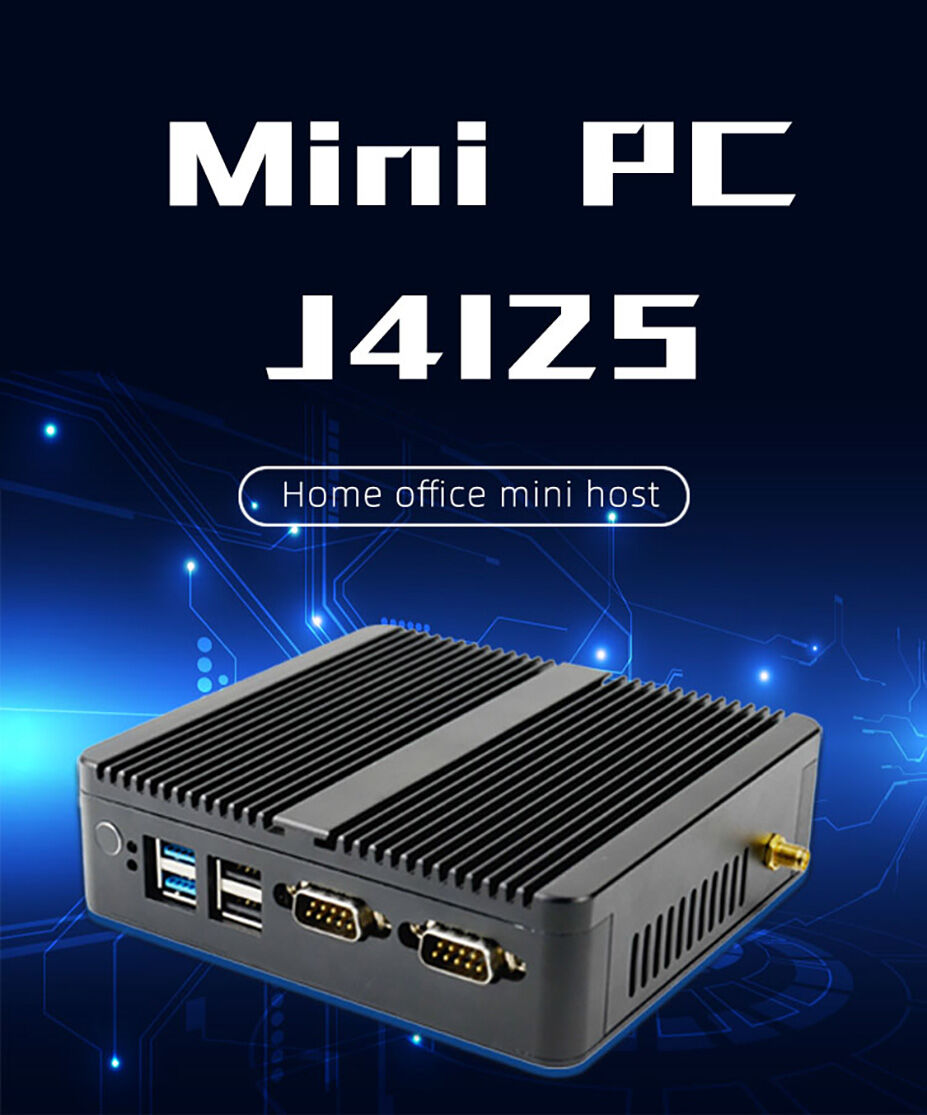 Buy Wholesale China Fanless Portable Industrial Pc Dual Lan Gigabit Ethernet J1900 J4125 N2840 ...