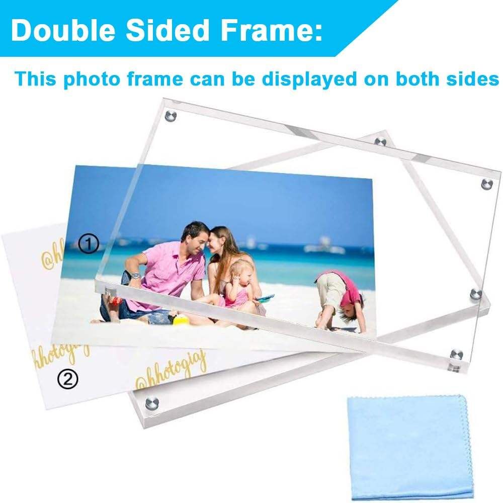 Buy Wholesale China Clear Acrylic Picture Frames Magnetic Picture ...