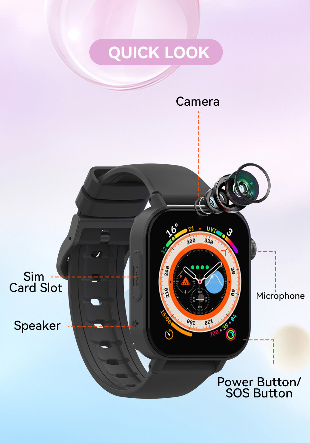 Bulk Buy China Wholesale Precise Positioning Lbs Gps Wifi 1.85 Large ...