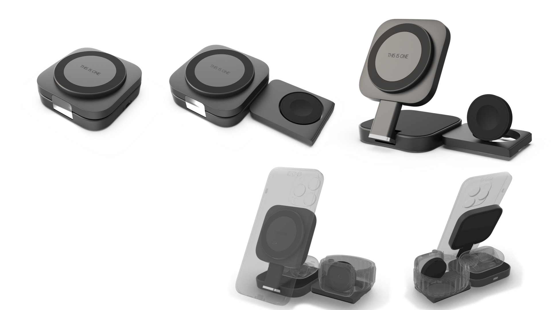 Bulk Buy China Wholesale 3 In 1 Foldable Magnetic Wireless Charging ...