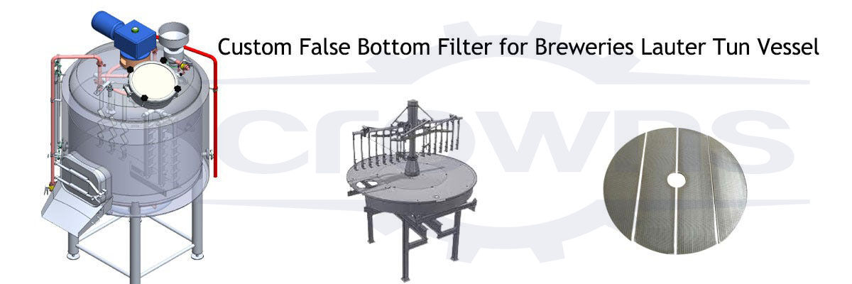 Buy Wholesale China Stainless Steel Wire Mesh Beer Brewery Wire Wrapped Mash Tun Screen False ...