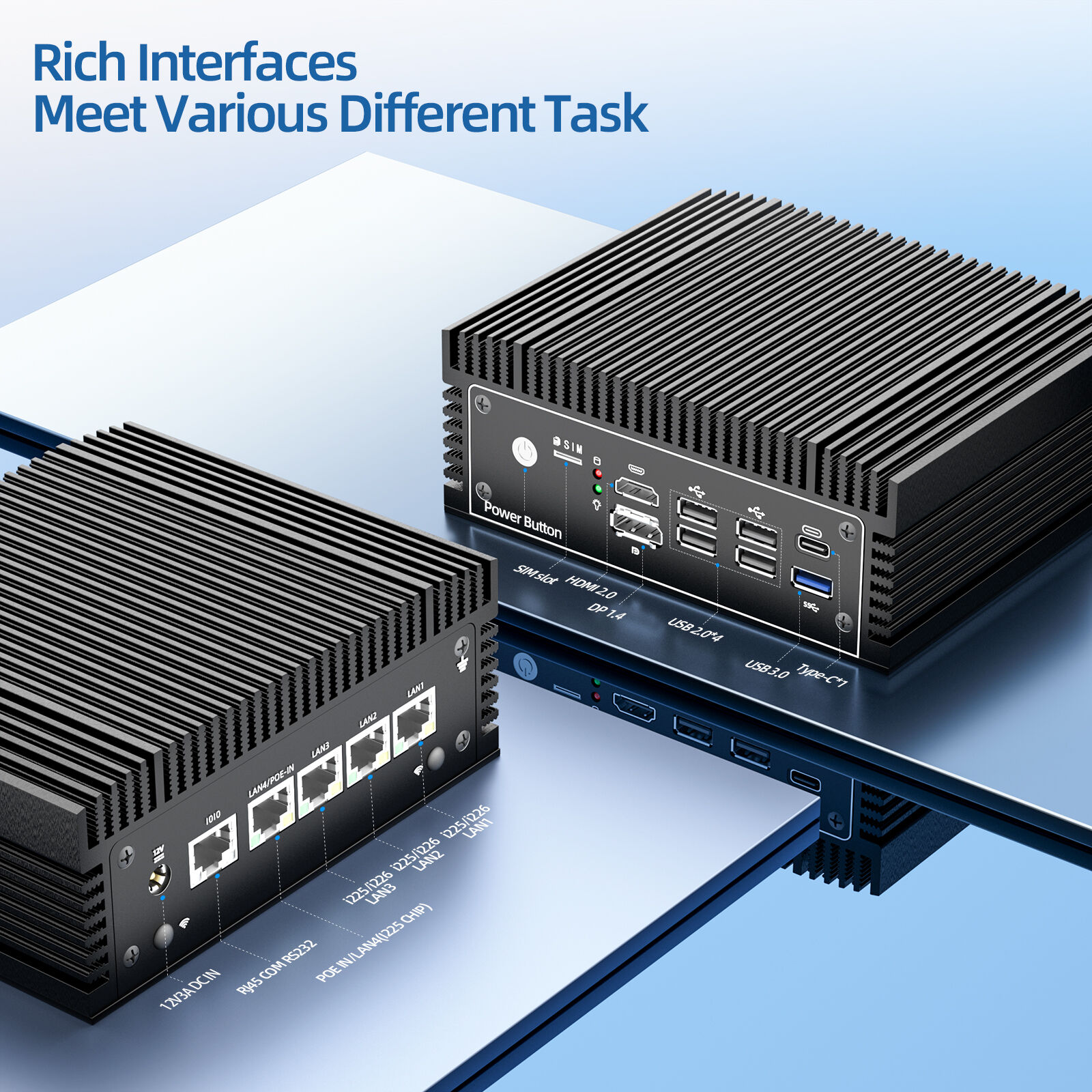 Buy Wholesale China Embedded Mini Pc Firewall/vpn/nas Intel N100 Fanless Mini Host Soft Router ...