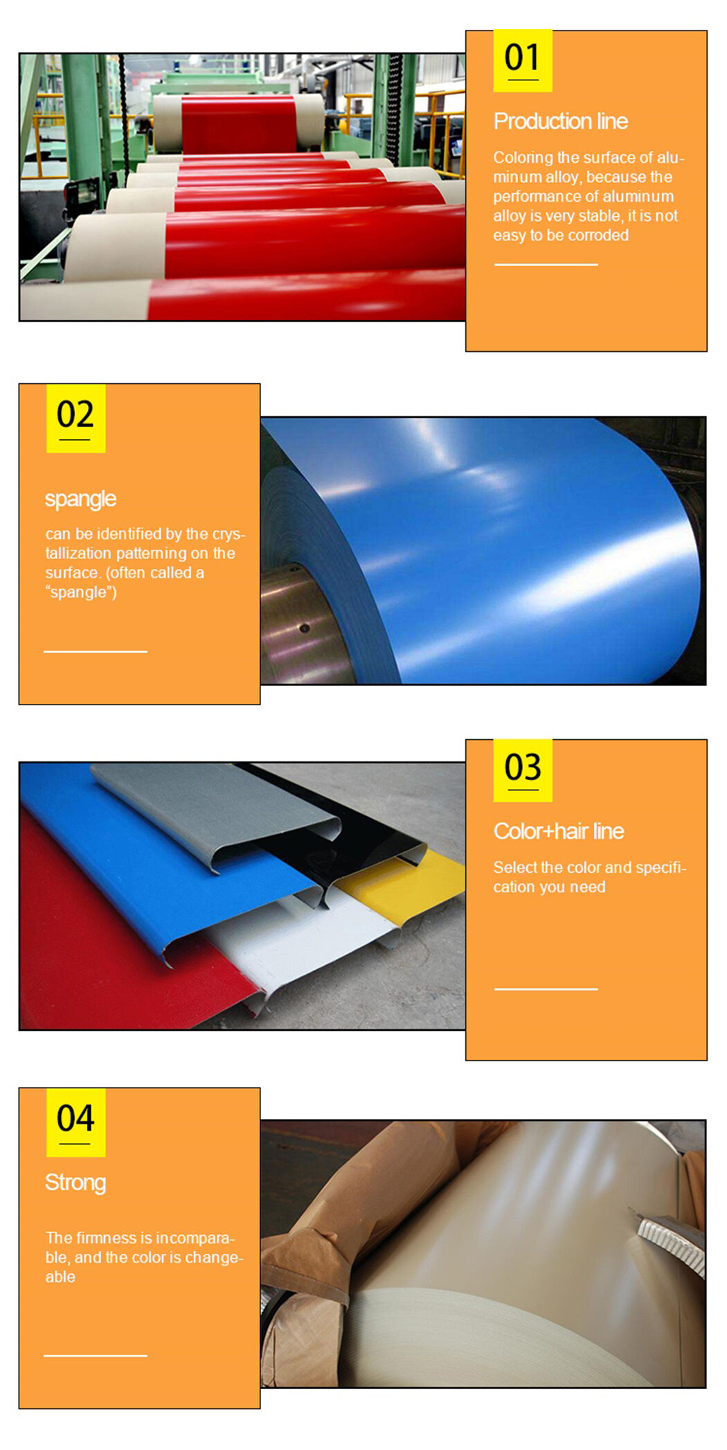 Factory Direct High Quality China Wholesale Dx51d Color Coated Sheet ...