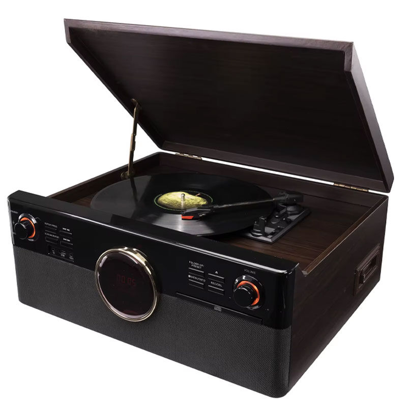 Promotion Of High Quality Vintage 3-speed Classic Wooden Turntable With ...