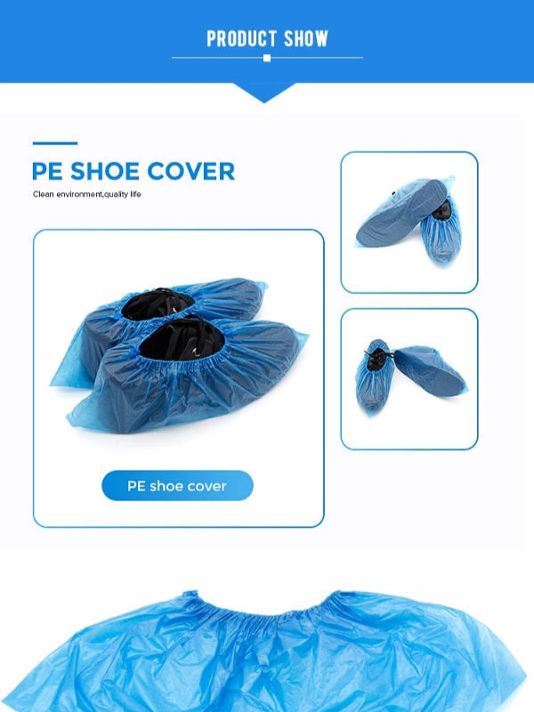 Buy Wholesale China Disposable Cpe Plastic Free Size Shoe Cover ...