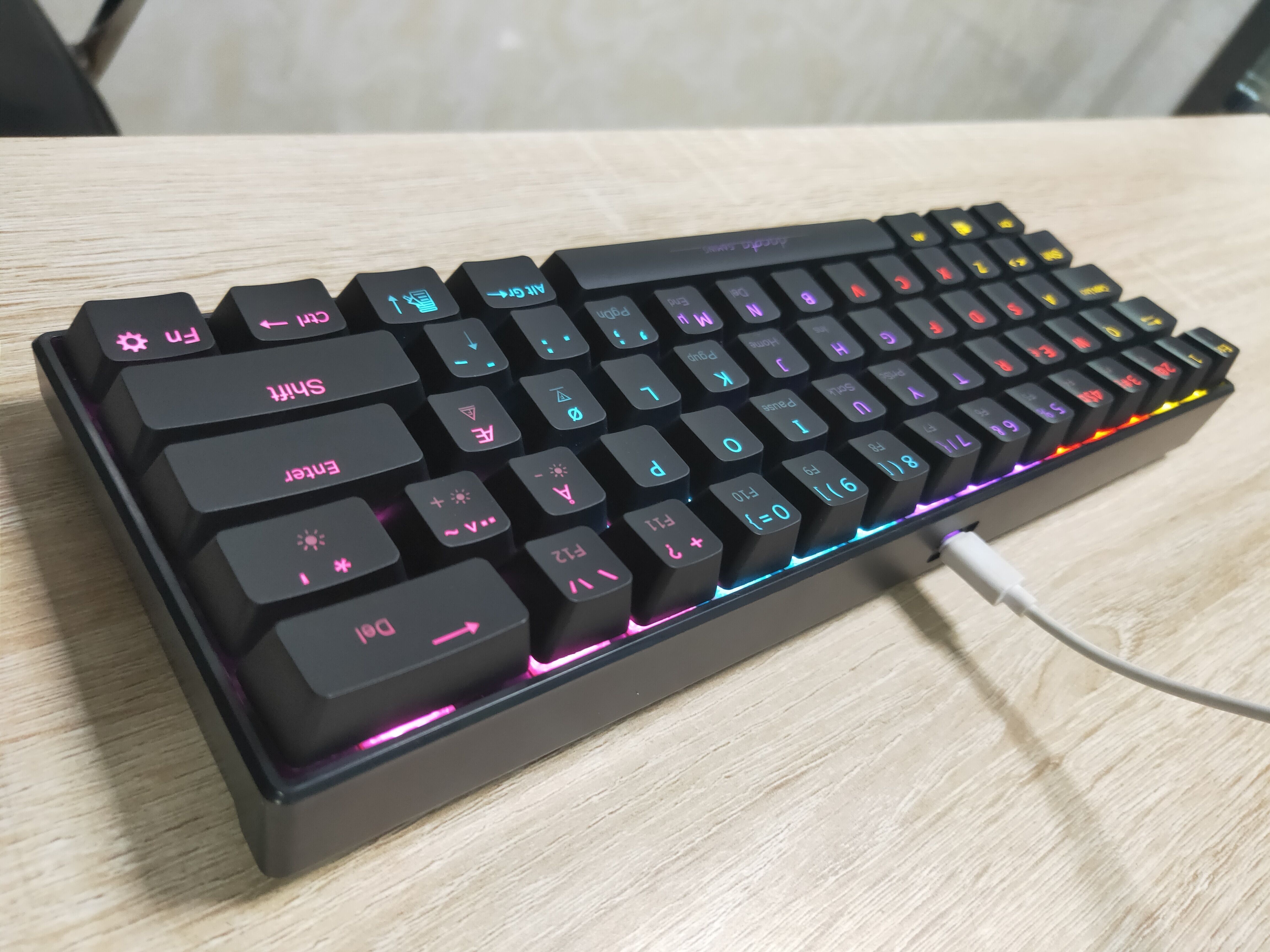 Buy Wholesale China Backlit Gaming Keyboards With Flowing Rgb Light In ...