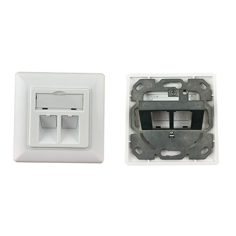 Buy Wholesale China Stp Face Plate,german Type, 2 Ports, Size:80*80mm ...