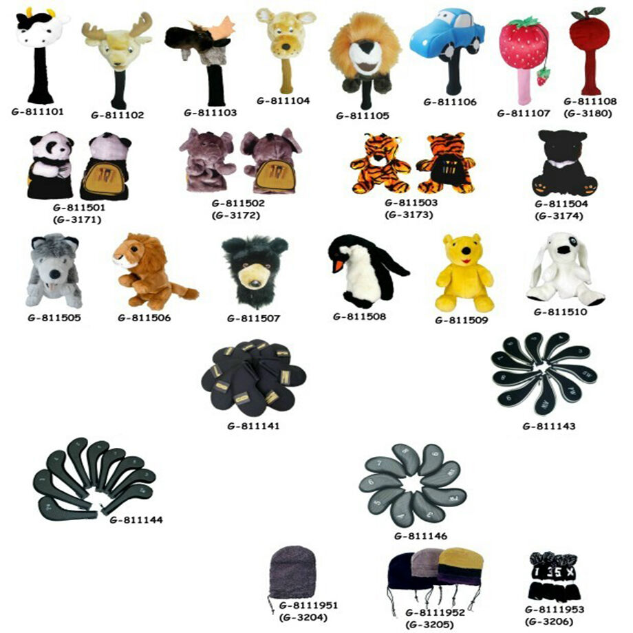 Wedge Type Color Custom Manufacturing Golf Headcover $7.4 - Wholesale ...