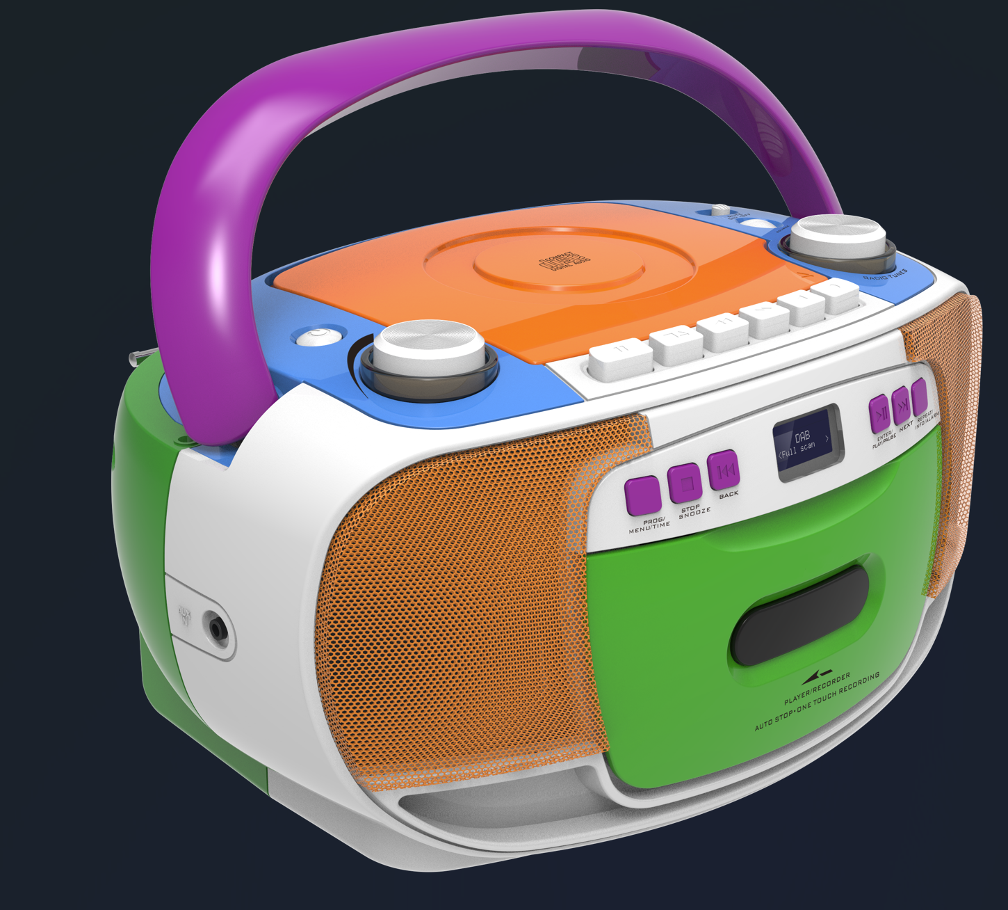 Buy Wholesale China Portable Boom Box Cd Player Tape Cassette Player ...