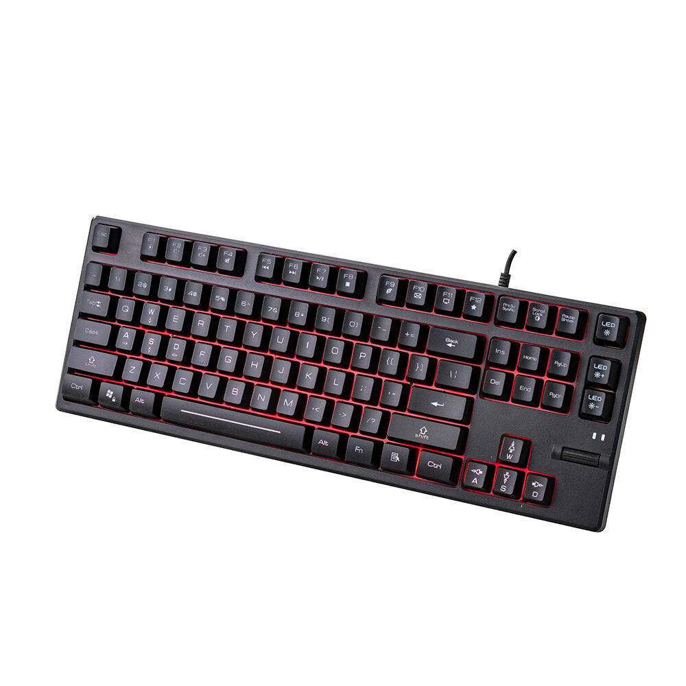Buy China Wholesale Factory Oem 90 Keys Tkl Membrane Wired Computer Led ...