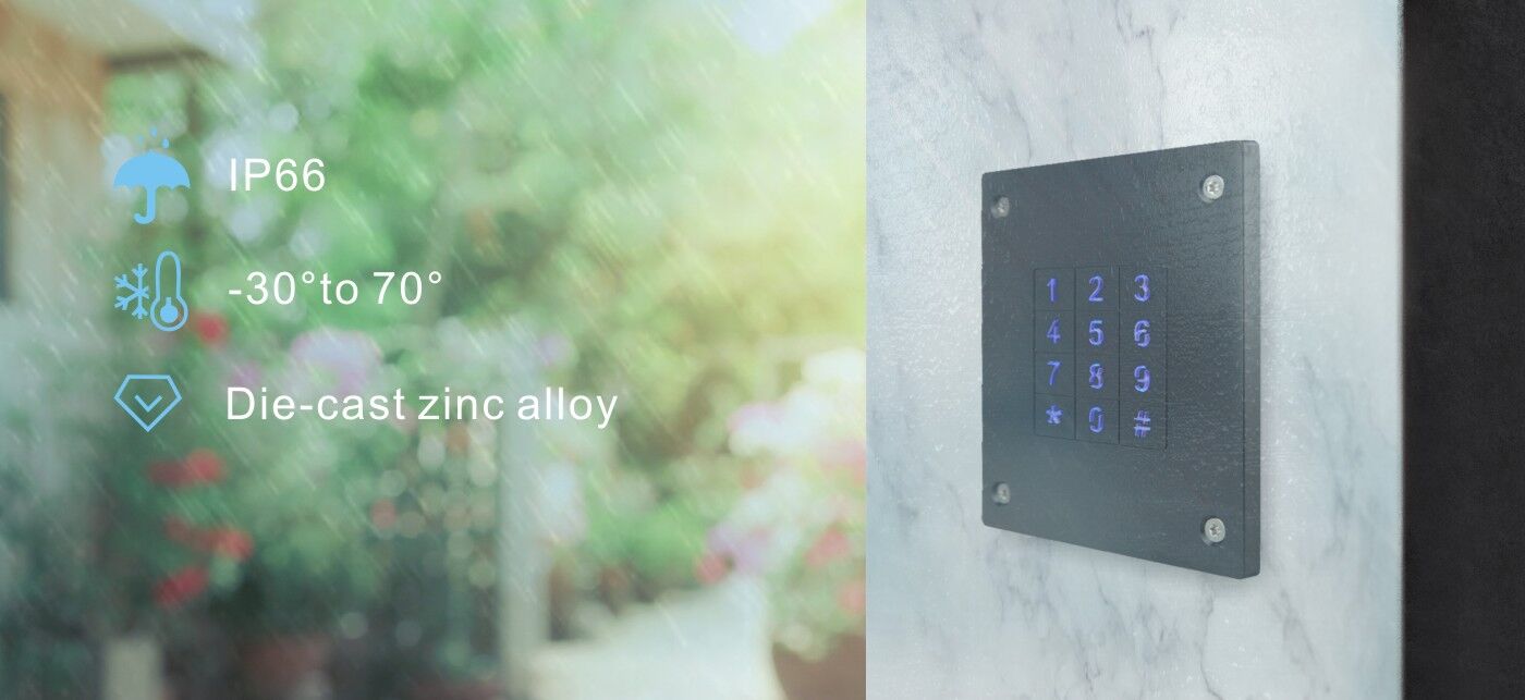 Whole Sales Aluminum Panel Stand-alone Access Keypad Code Access ...