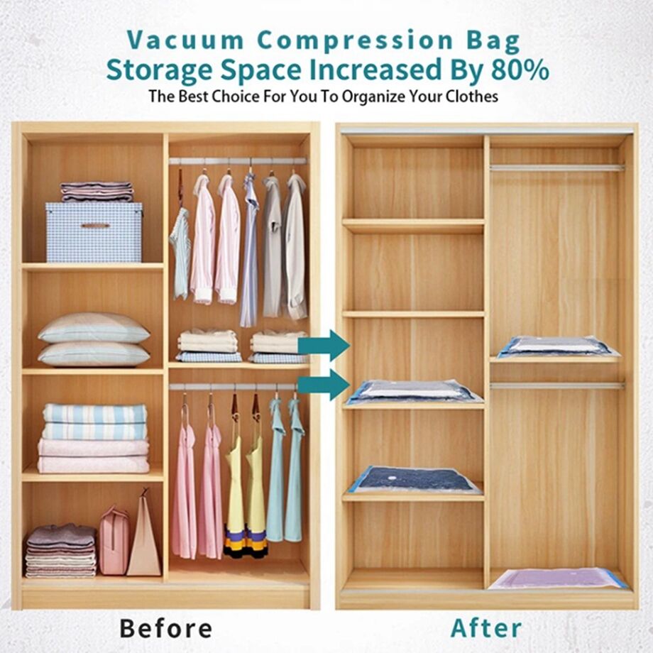 Multi-purpose Storage Bag Vacuum Compression Bag Down Jacket ...