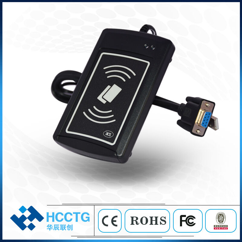 Rs232 Portable Nfc Contactless Iso14443 Smart Card Reader Acr1281s-c8 ...