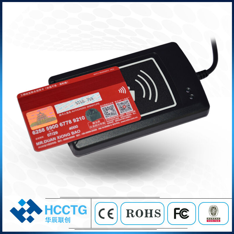 Rs232 Portable Nfc Contactless Iso14443 Smart Card Reader Acr1281s-c8 ...