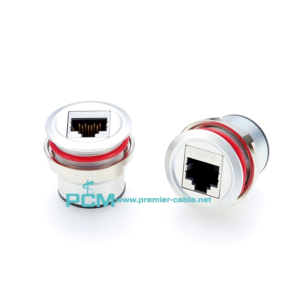 Buy Wholesale China Female To Female Panel Mount Rj45 Connector Cat6&5,ethernet Lan Cable ...