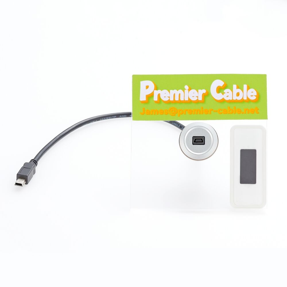 Buy Wholesale China Round Panel Mount Mini B Male To Female Cable Mini ...