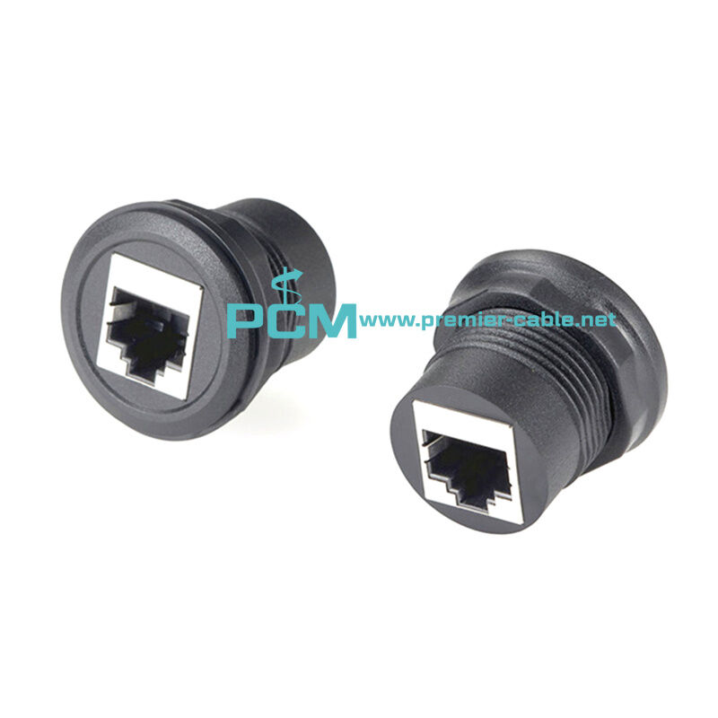 Buy Wholesale China Female To Female Panel Mount Rj45 Connector Cat6&5,ethernet Lan Cable ...