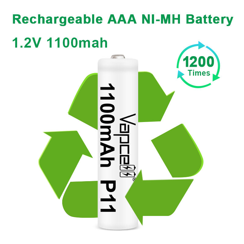 New Vapcell Aaa P11 1.2v 1100mah Nimh Rechargeable Battery For ...