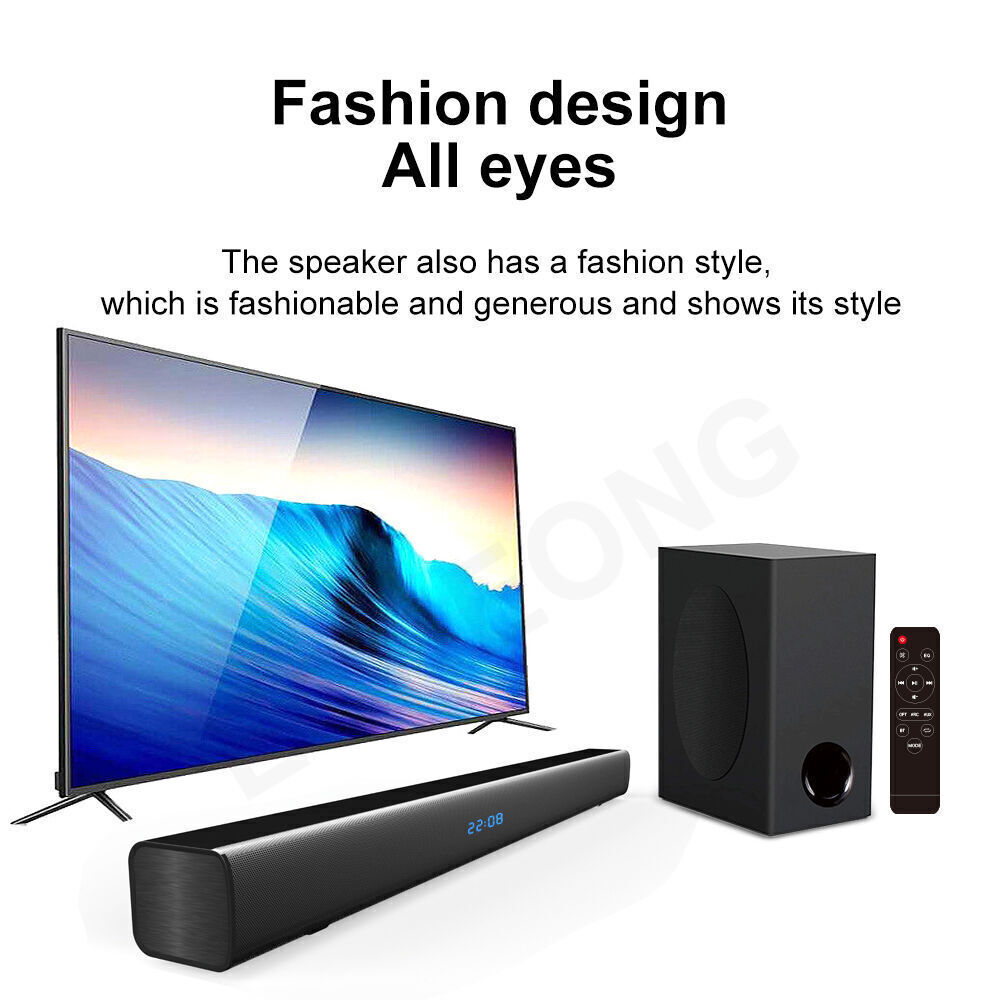 Hot Sales 2.1ch Soundbar 80w With Wireless Subwoofer Home Theatre Tv ...