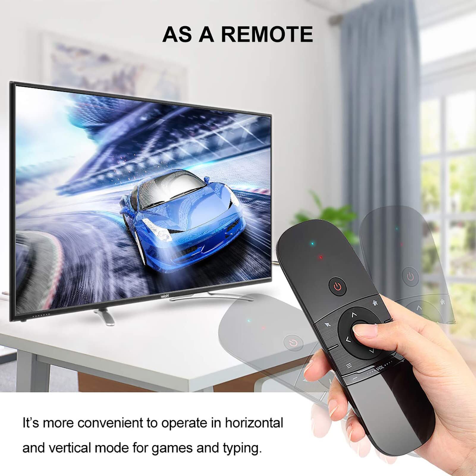 Universal Smart Tv Keyboard Remote Air Mouse Wireless Keyboard Fly ...