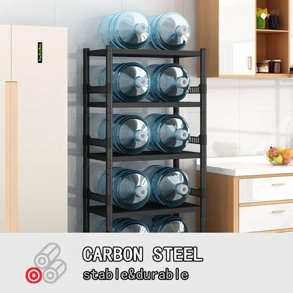 Chinese Manufacturer Black Kitchen Storage Rack Multi-layer Carbon ...