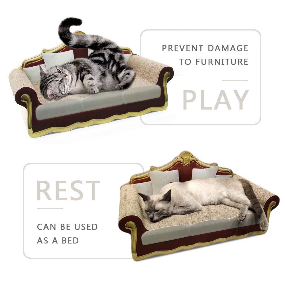 Buy Wholesale China Royal Cat Scratcher Couch - Thick Cardboard Cat ...