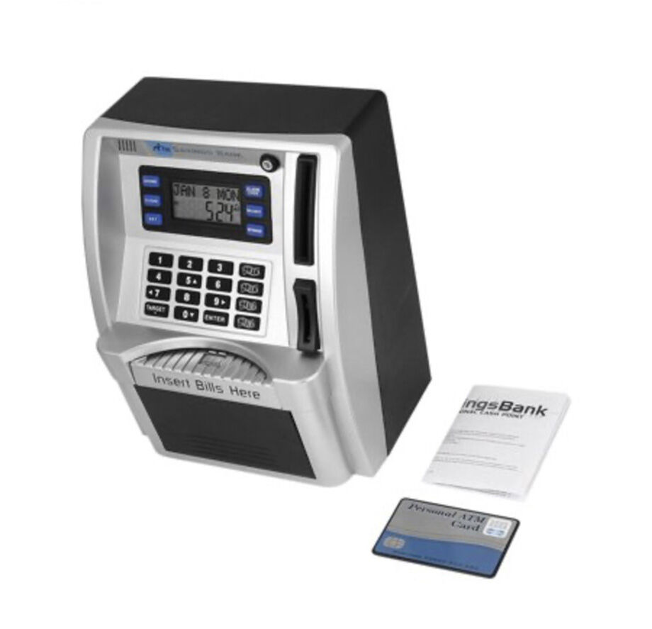 Top Quality Electronic Piggy Bank Alcancia Abs Coin Bank Atm Money Bank ...
