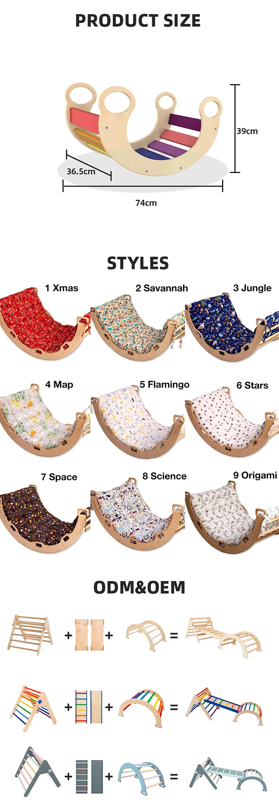 Buy Wholesale China Kids Montessori Rocking Chair Board Multifunctional ...