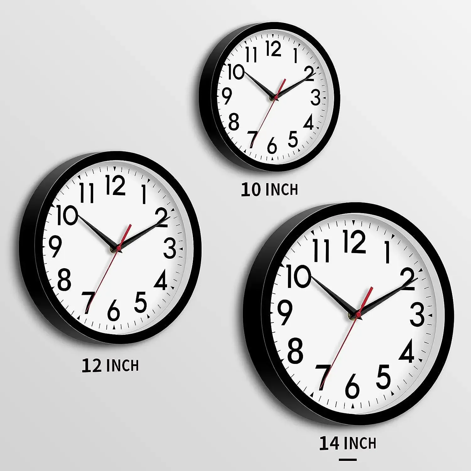 12 Inch Decorative Modern Plastic Wall Clock $3.59 - Wholesale China ...